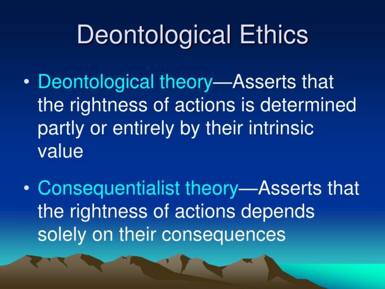 Deontological Ethics: Rules Over Results? You Decide Now!