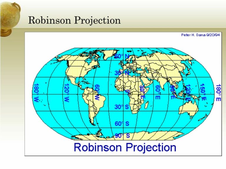 Robinson Projection: AP Human Geo Guide
