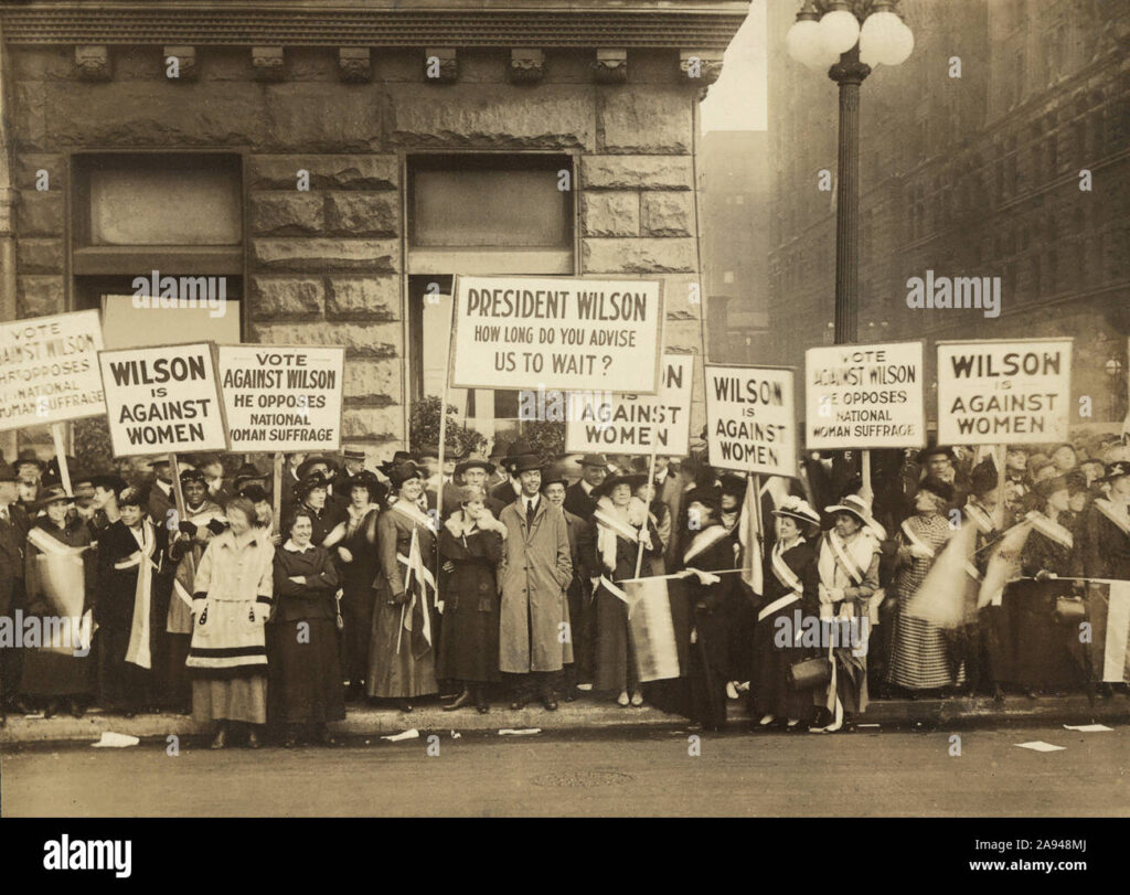 September 16 1918 Suffragists Clash Over President Wilson S Support